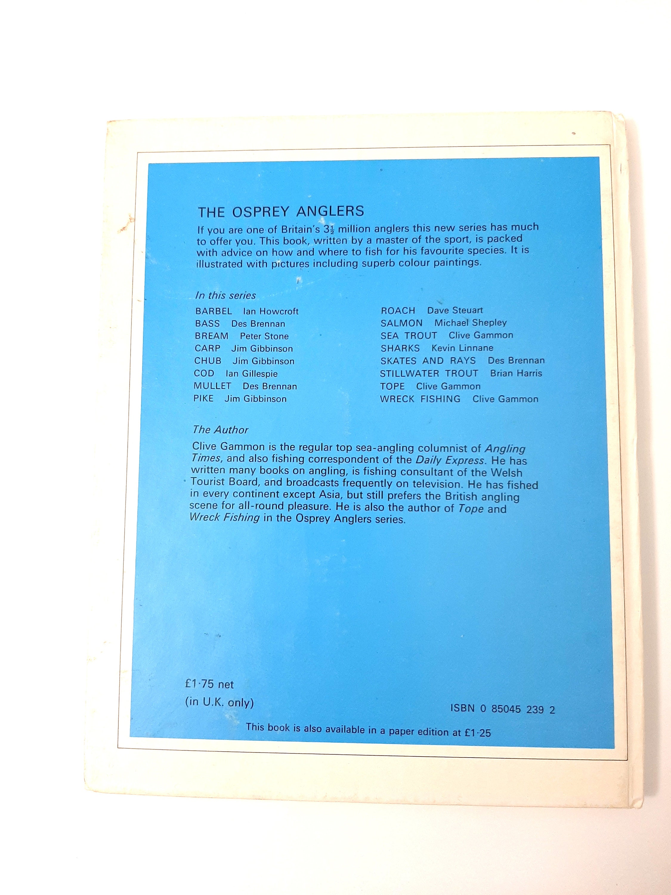 Vintage Sea Trout Hardback Book the Osprey Anglers January 1, 1974 by ...