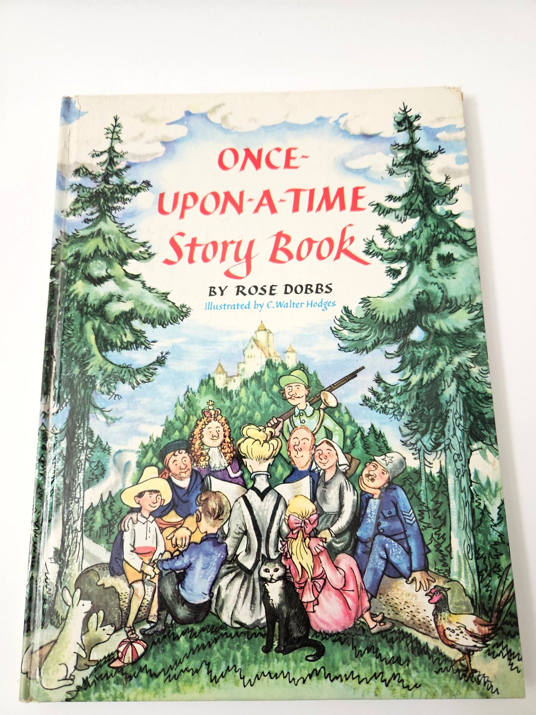 Vintage Once Upon a Time Story Book Hardcover Childrens Book by Rose ...