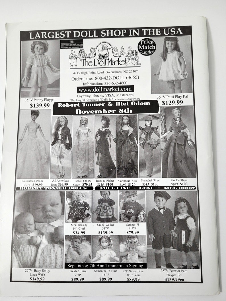 Doll Costuming Magazine 3 Patterns Included Costume Gallery - Etsy