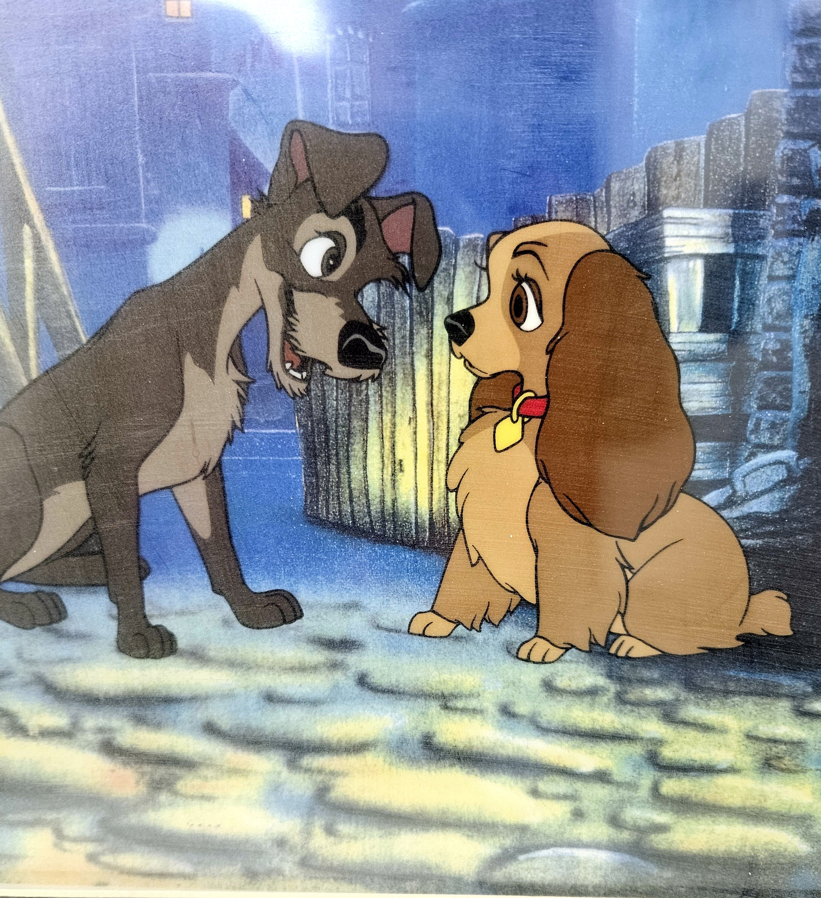 Disney's Lady & the Tramp Movie Limited Edition Ceri Cell C-31 Dogs in ...