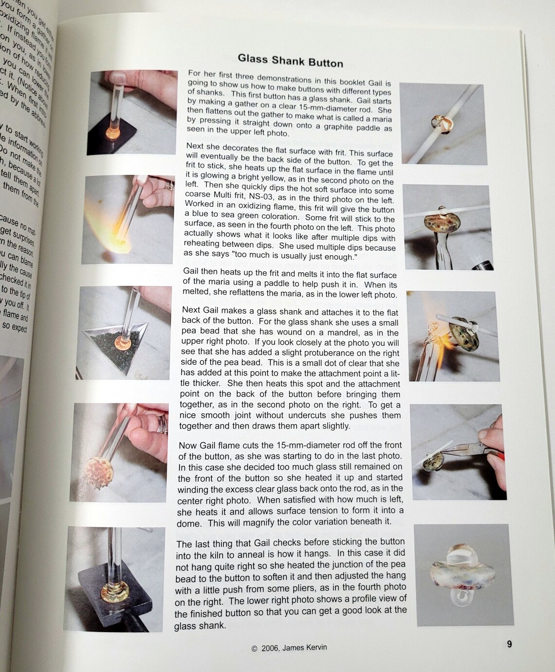 Borosilicate Beads of Nature by Gail Crosan Moore Softbound Book Glass Blowing Instructions - Etsy