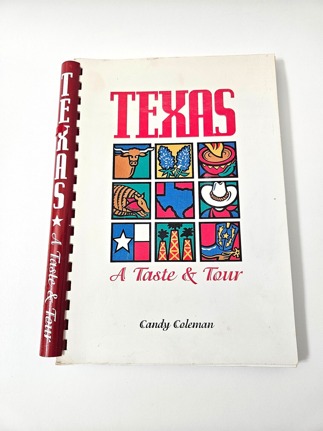 Vintage Texas Cookbook A Taste & Tour by Candy Coleman Comb Bound ...