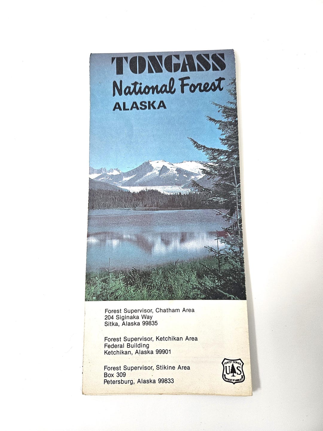 Vintage 1973 Tongass National Forest Alaska Foldable Paper Map - Etsy