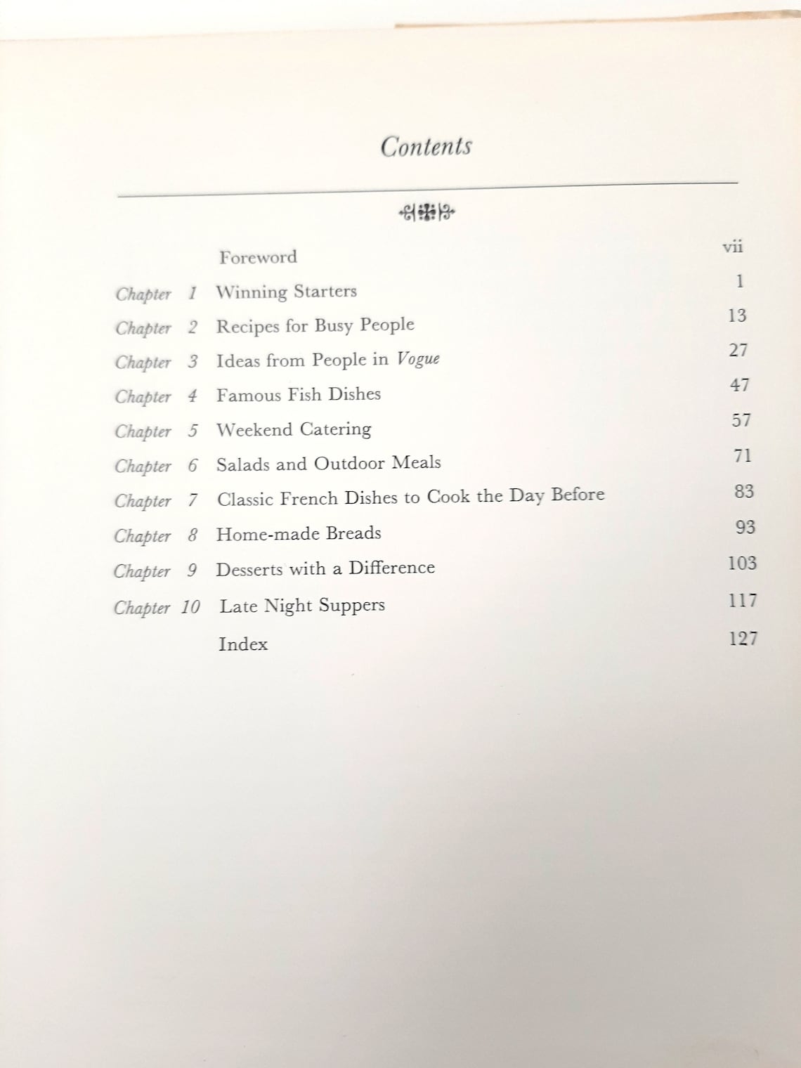 Vintage Vogue Australia Cookbook Hardback Book Compiled by Shiela ...