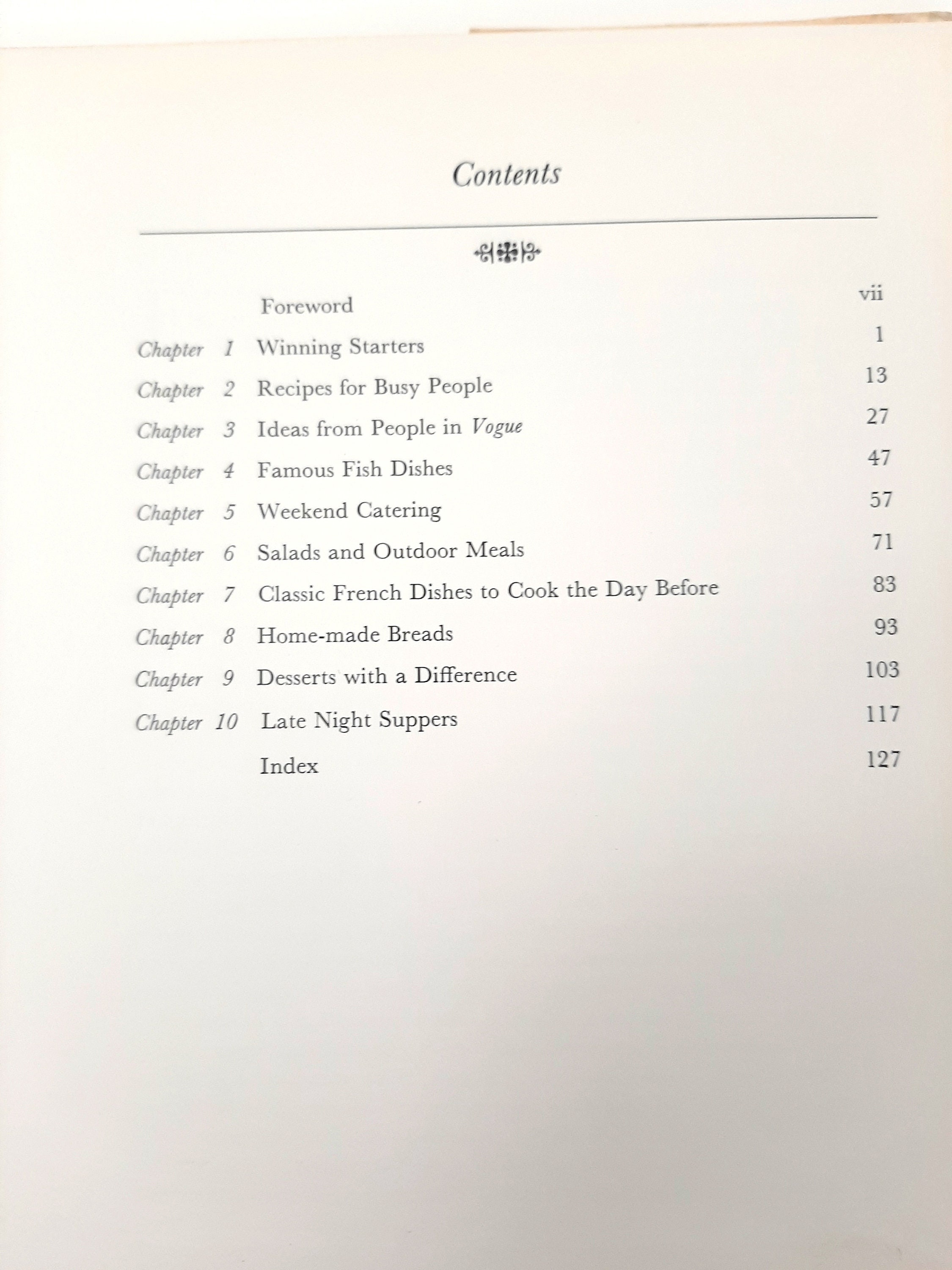 Vintage Vogue Australia Cookbook Hardback Book Compiled by Shiela ...