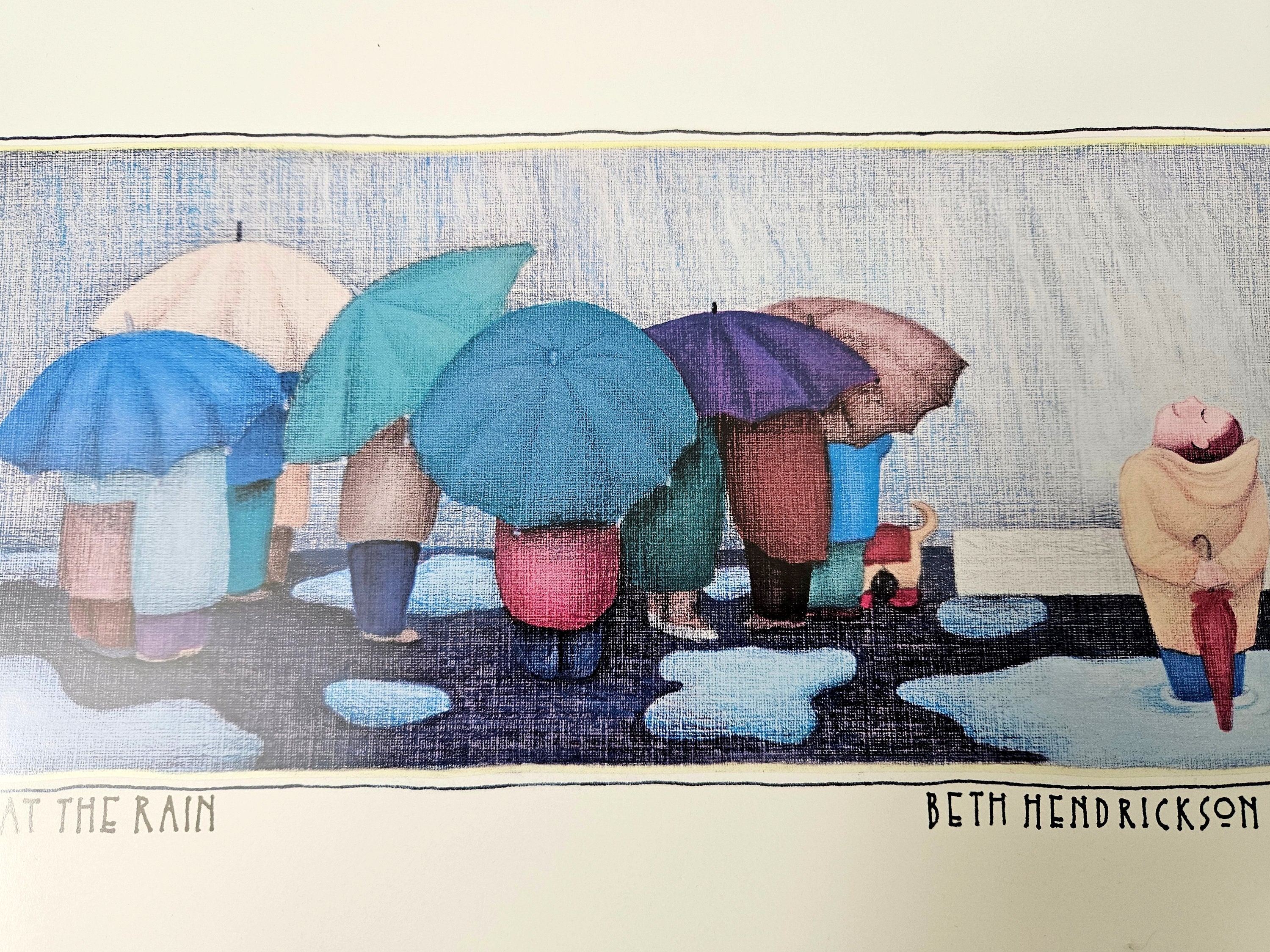 Beth Hendrickson Logan Smile at the Rain Poster Portals Print People ...