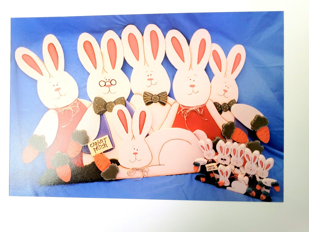 Carrot Patch Rabbits Wood Projects by Karen Wood of Best Friends ...
