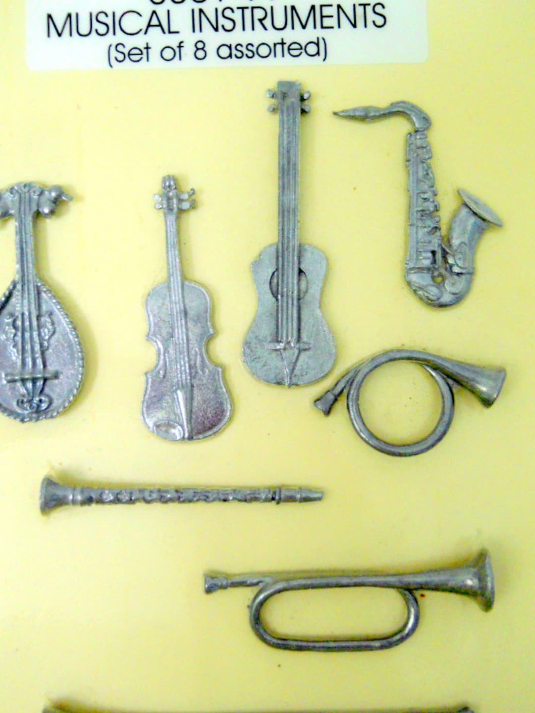 New Sealed Metal Musical Instruments 8 Assorted Sax Horns Trumpet ...