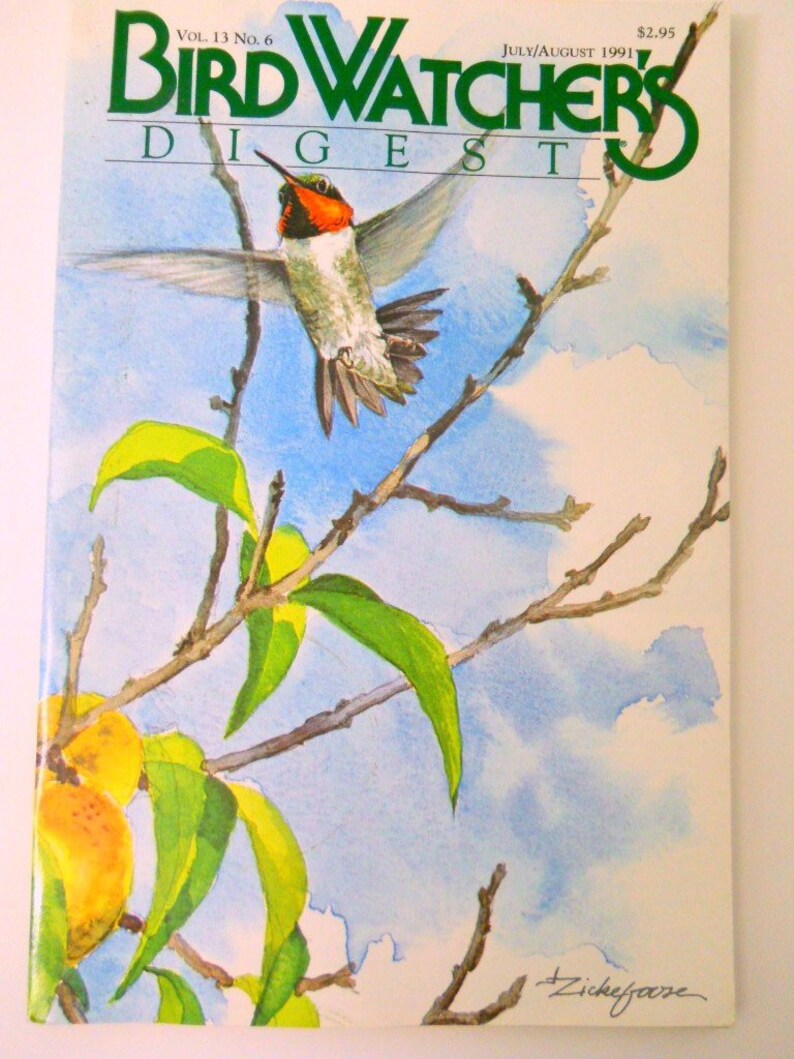 Lot of 5 Bird Watcher Digest Magazines 1989 1990 1991 and - Etsy