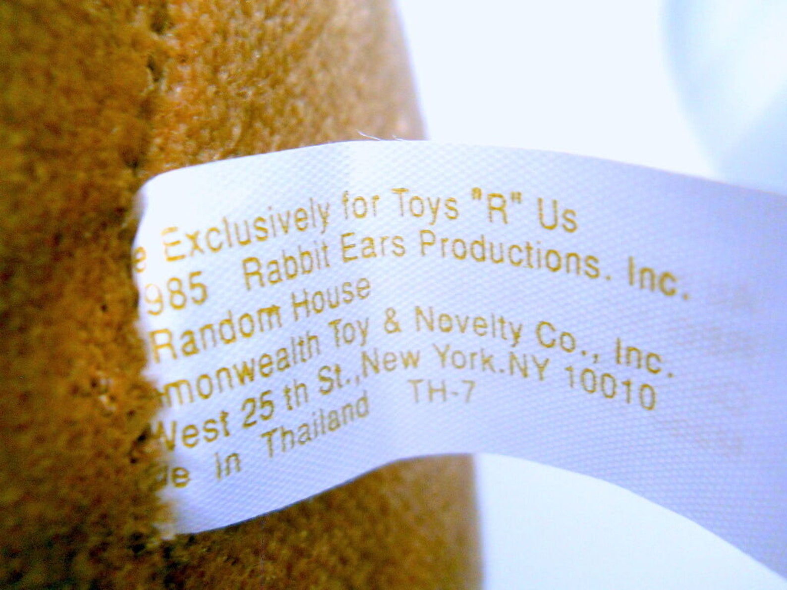 Vintage Toys R Us Girl Bunny Rabbit Red Velvet Dress, Bow, Pink Ears ...