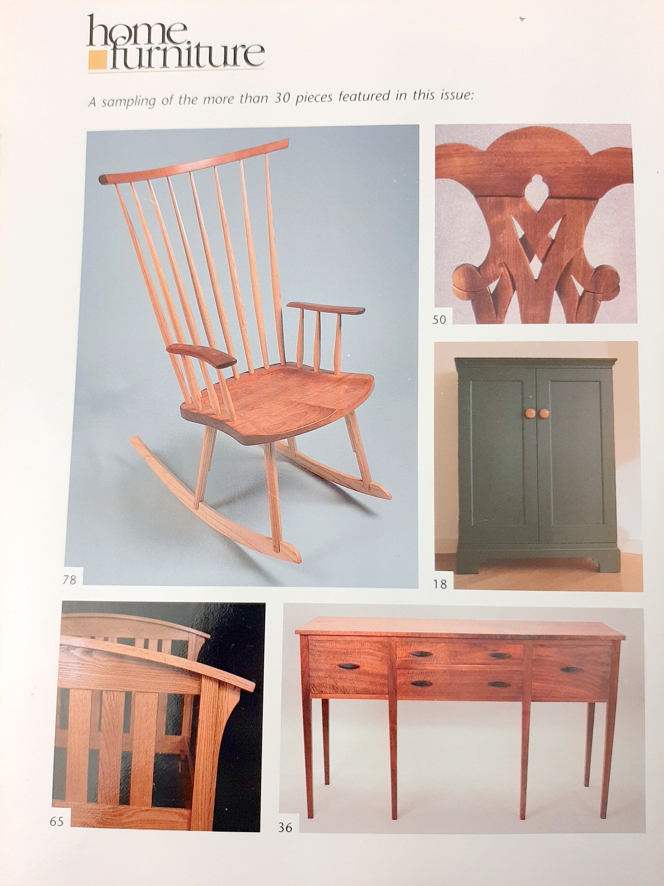 Fine Woodworking's Home Furniture for Woodworkers Magazine, Winter 1994 ...