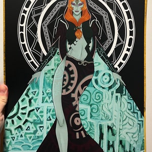 Legend of Zelda Twilight Princess - Midna Twili Form - 11x17 Art Print ...