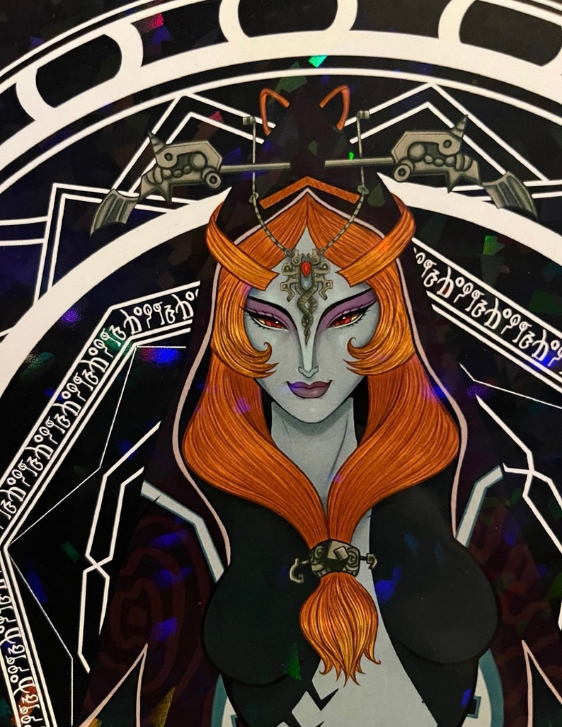 Legend of Zelda Twilight Princess Midna Twili Form 11x17 Art Print ...