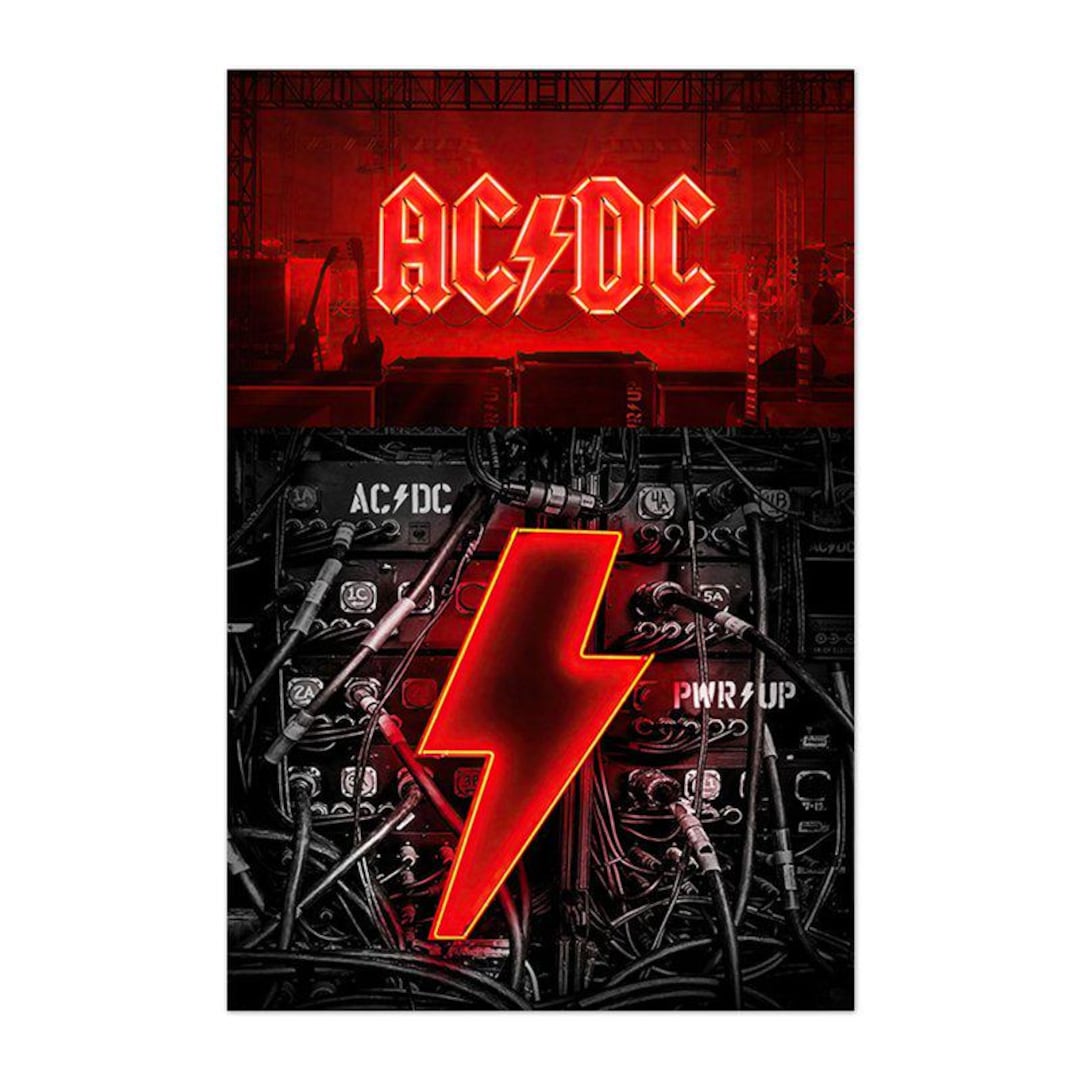 AC/DC Live Stage Poster - Rock Band Wall Art - Metal Music Poster - Etsy