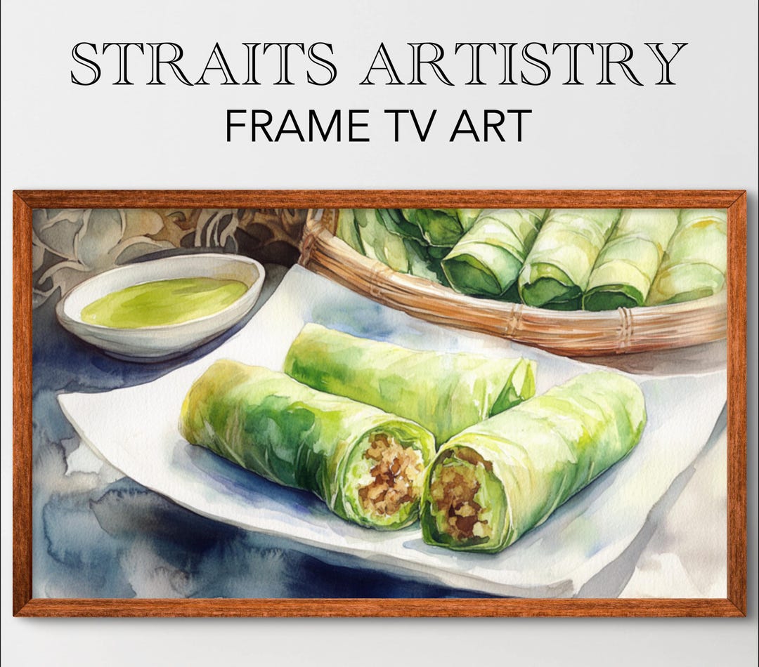 Food Art | Nyonya Kueh Dadar TV Art | Peranakan Traditional Food ...