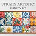 Peranakan Tile Art | Floral Samsung Frame TV Art (digital Download) - Etsy