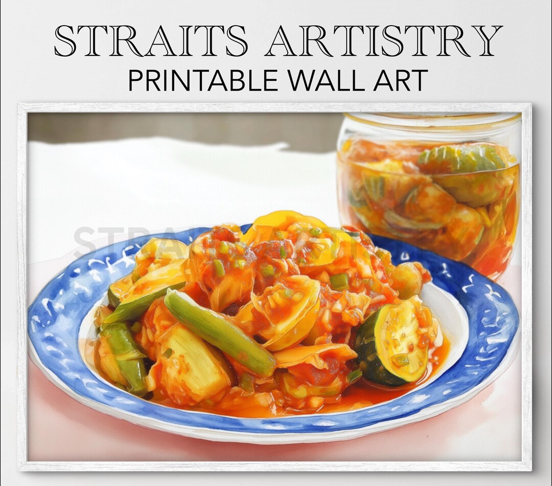 Nyonya Achar Pickled Vegetables Asian Comfort Food, Foodie Gift & Cafe ...