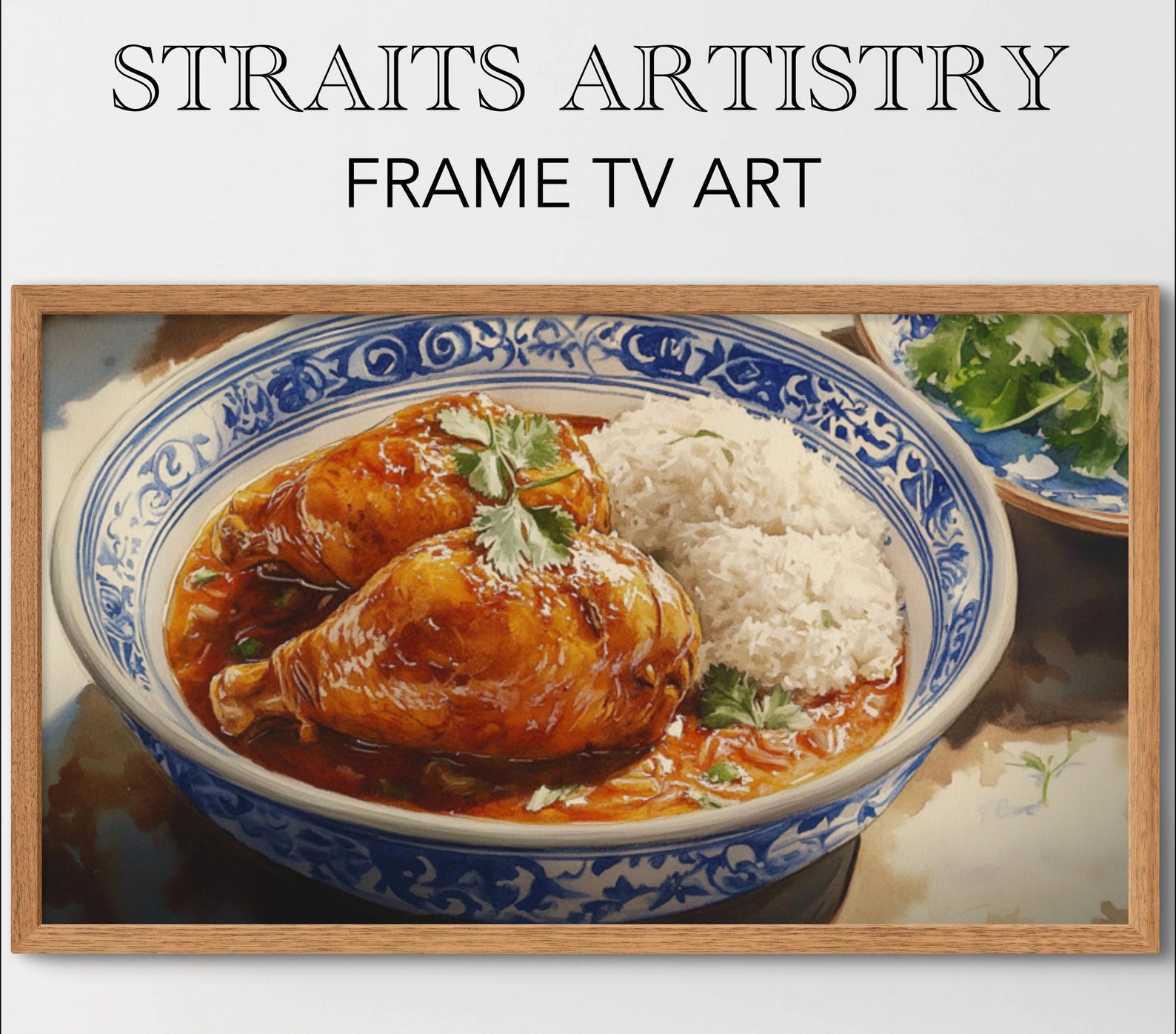 Nyonya Curry Chicken Frame TV Art | Peranakan Kitchen (digital Download ...