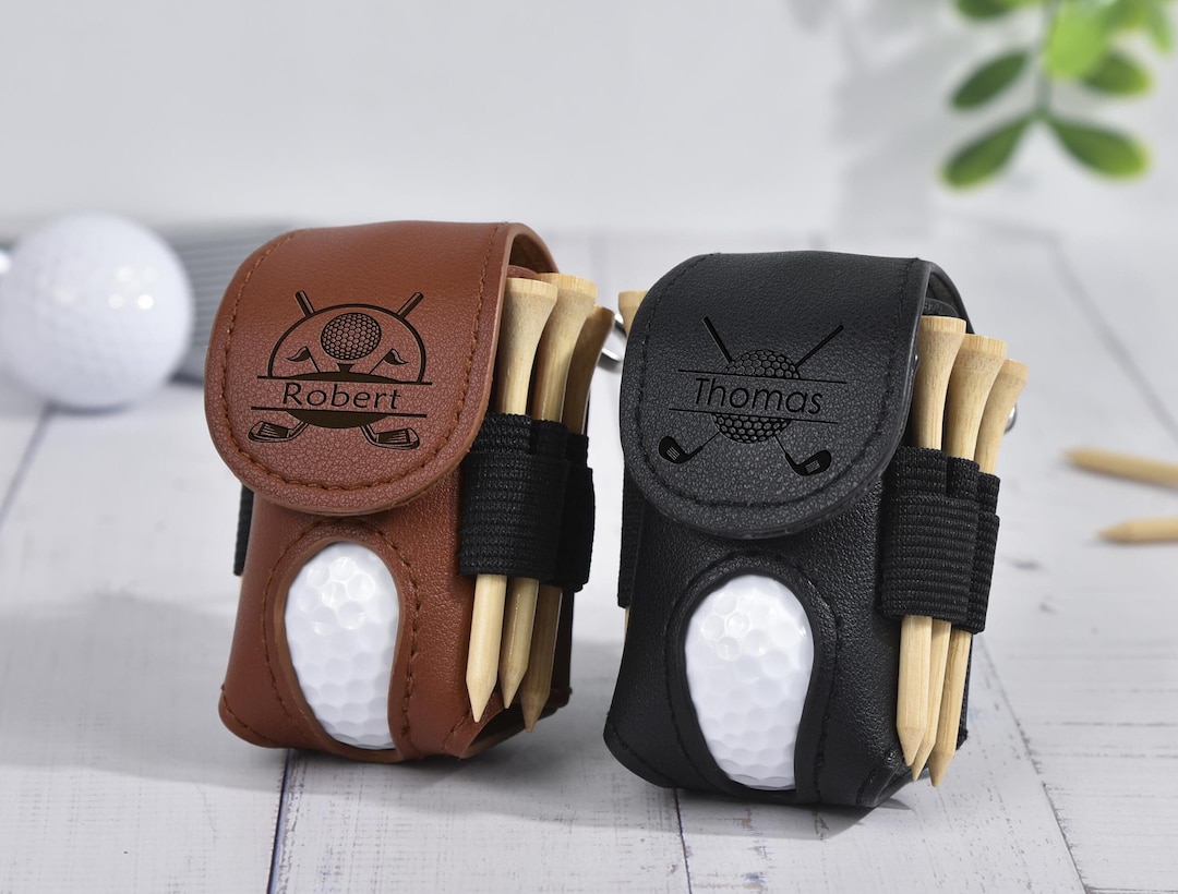 Stylish Pouch for Golf Balls, Tees Holder, Golf Ball Bag, Mini Golf ...