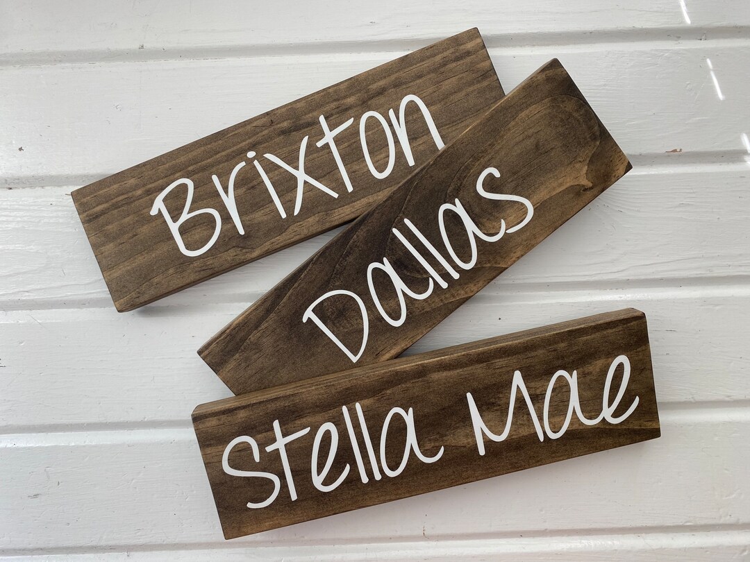 Kids Door Sign, Wood Name Sign, Kids Name Sign, Kids Bedroom, New House ...