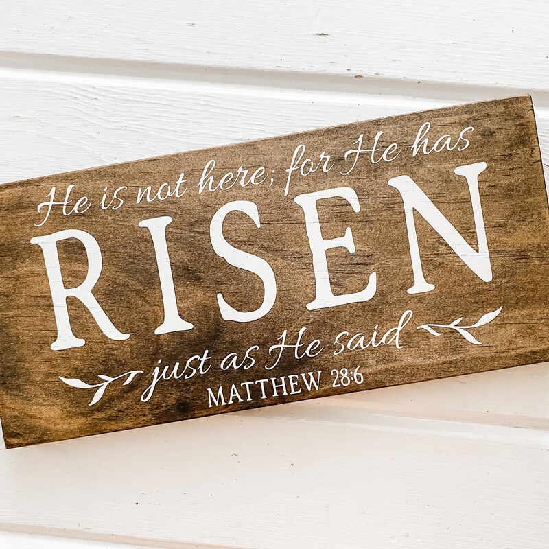 He Has Risen - Etsy