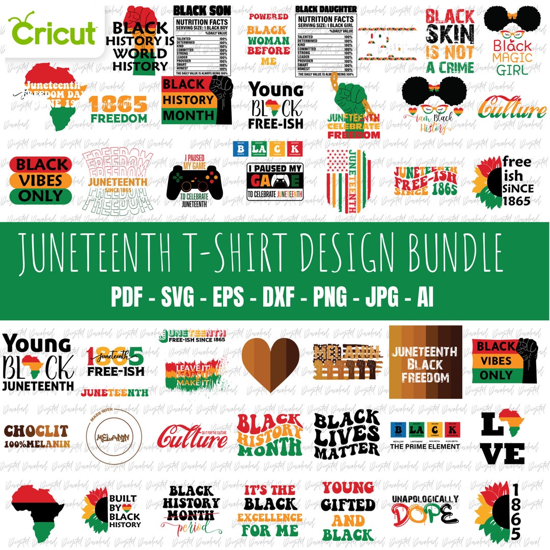 Juneteenth Sublimation Designs Bundle, Juneteenth Png Bundle, 40 Png ...