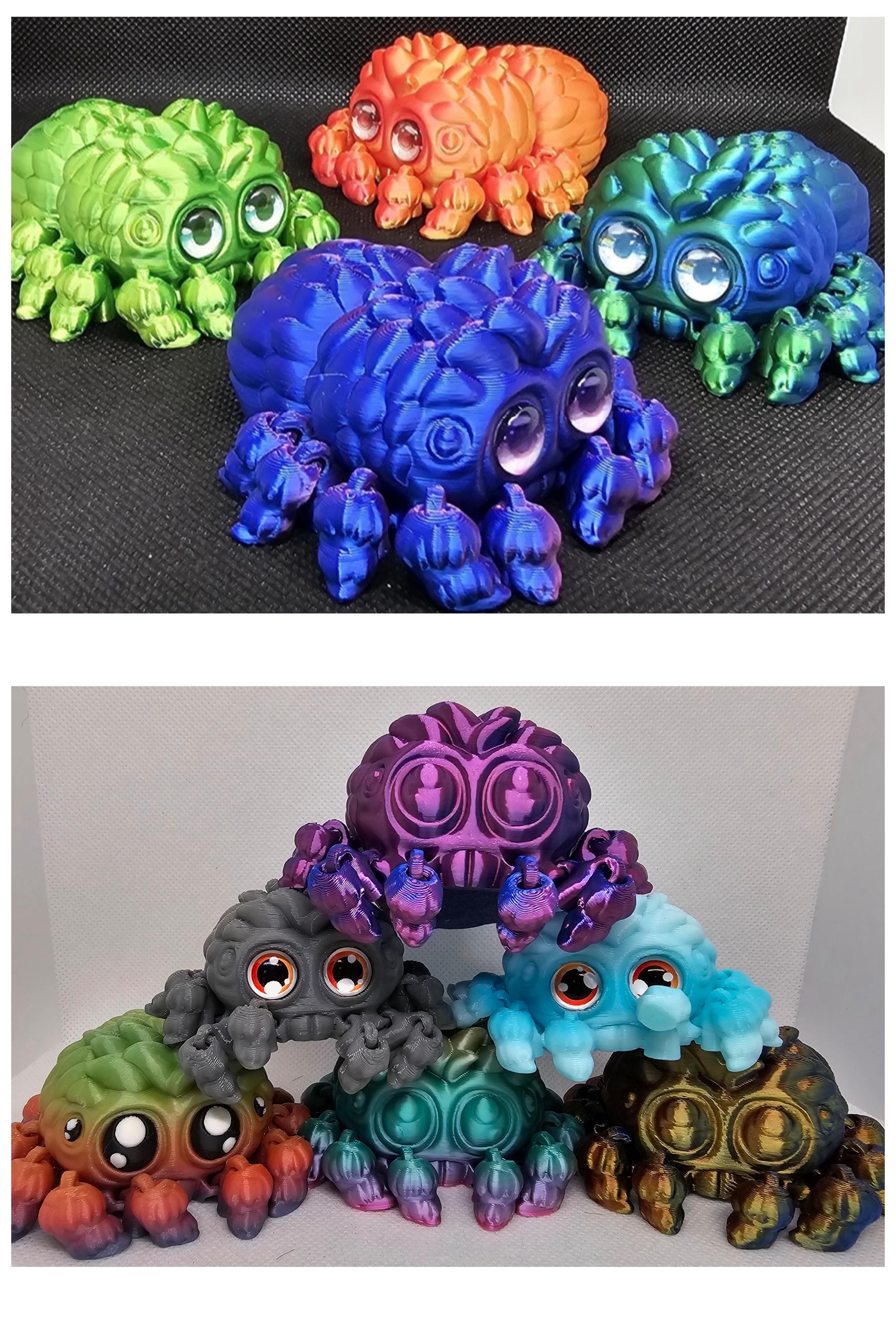 3D Printed Jumping Spiders - Etsy
