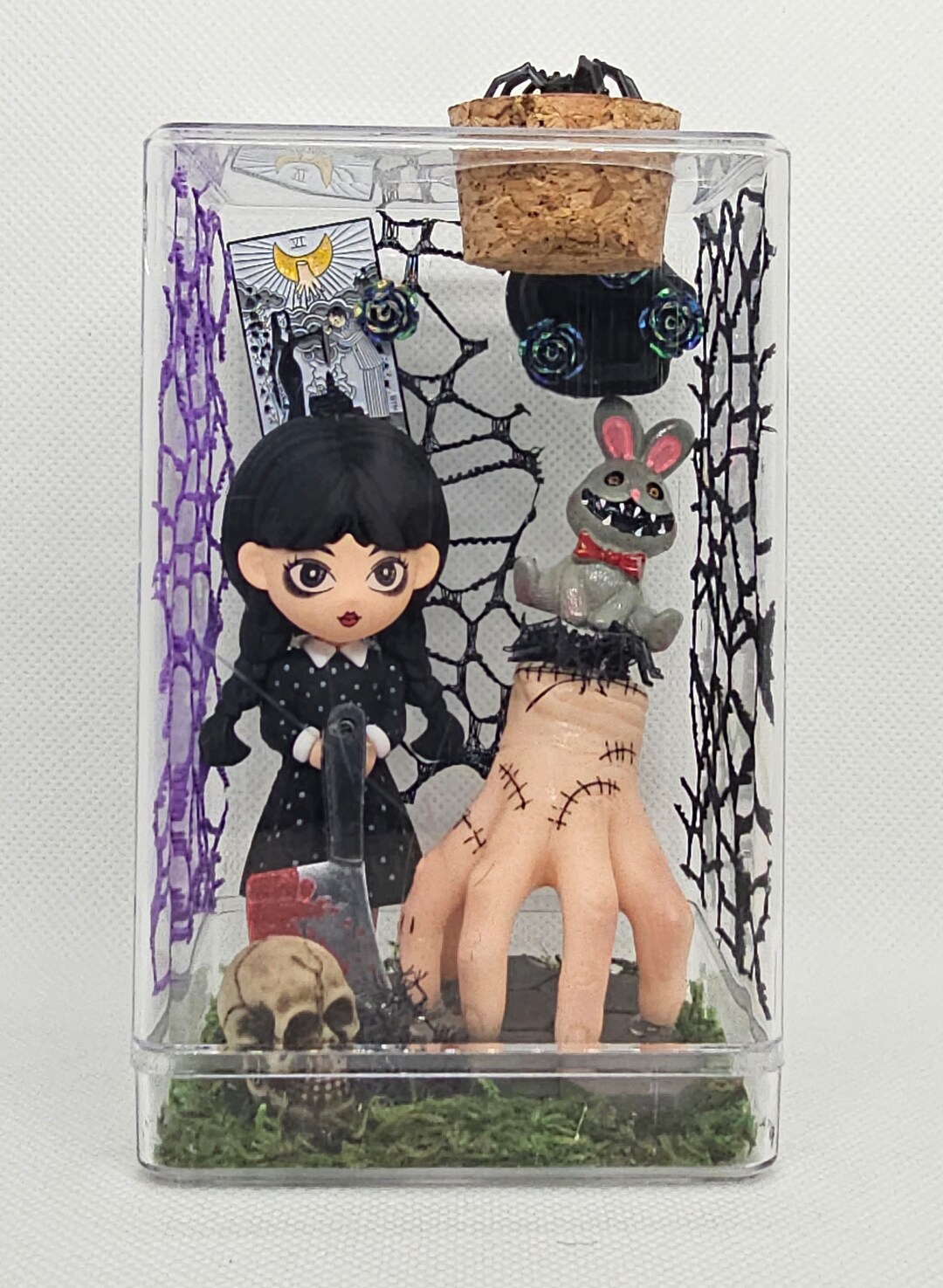 Wednesday adams Family Small Spider/sling/mantis Enclosure - Etsy