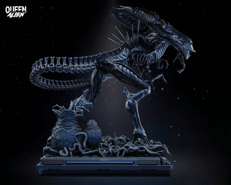 Quenn Alien Ellen Ripley Newt Diorama Archivo STL de alta calidad ...