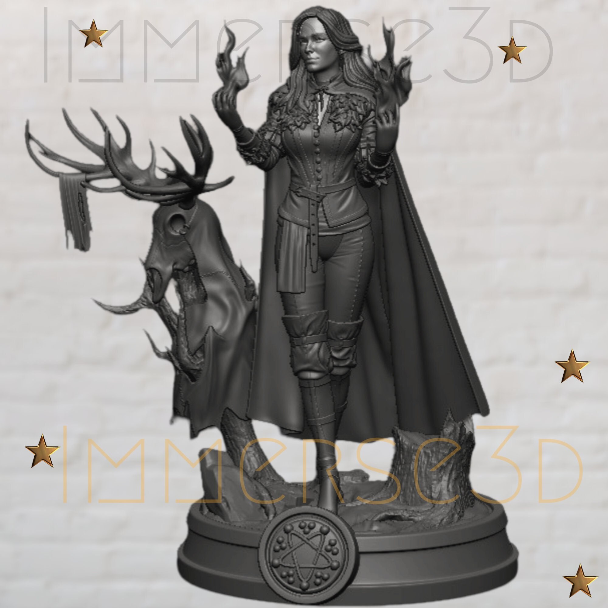 The Witcher Yennefer of Vengerberg V2 3D High Quality STL File - Etsy