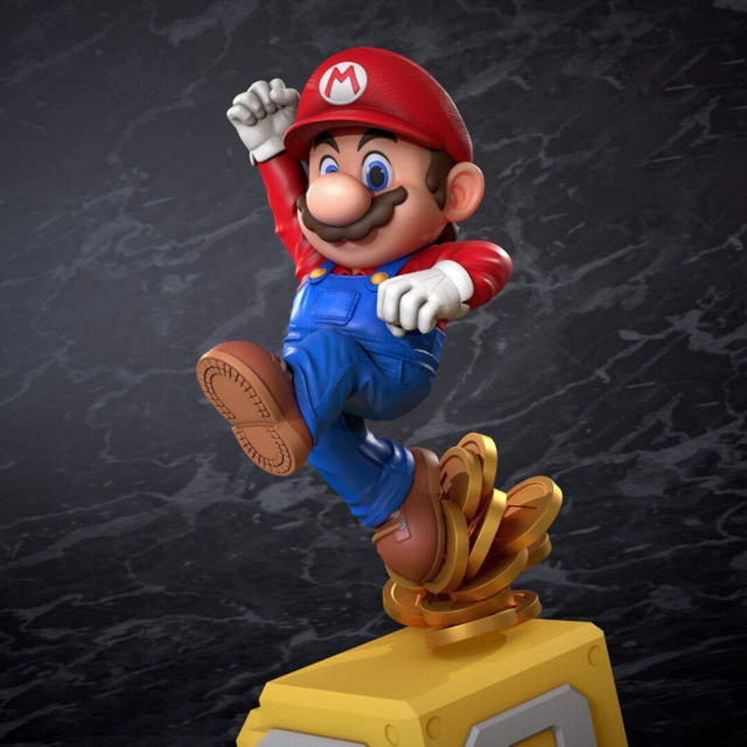 Super Mario 3D STL File - Etsy Canada