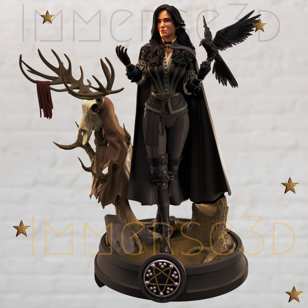 The Witcher Yennefer of Vengerberg V2 3D High Quality STL File - Etsy