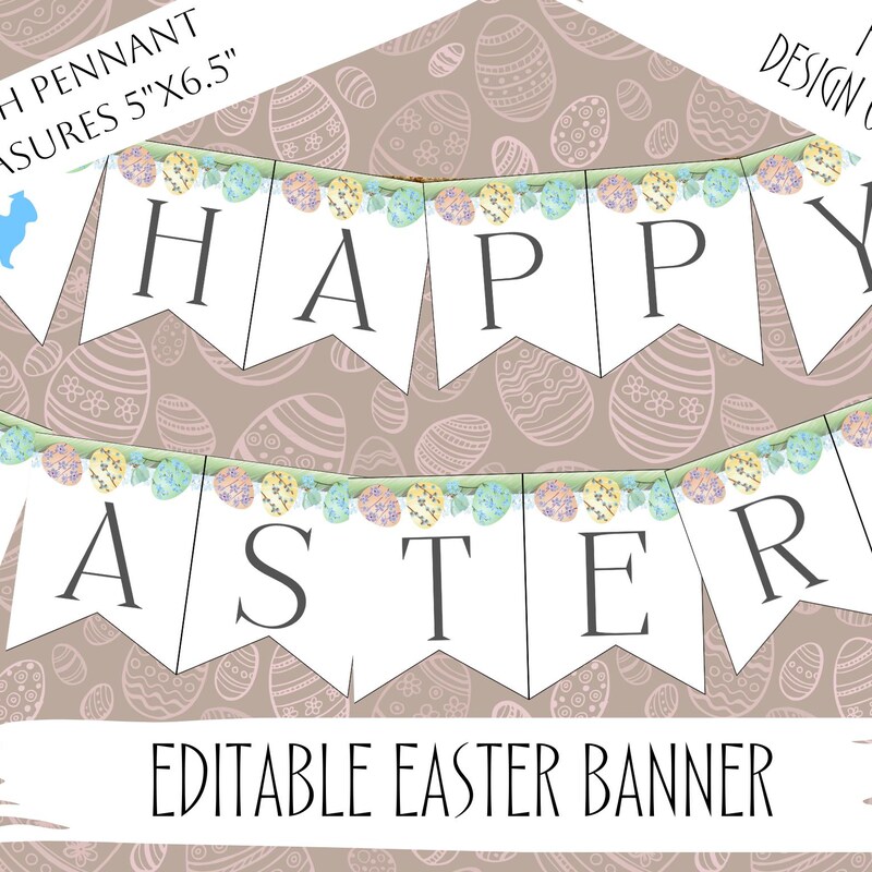 Easter Bunting - Etsy