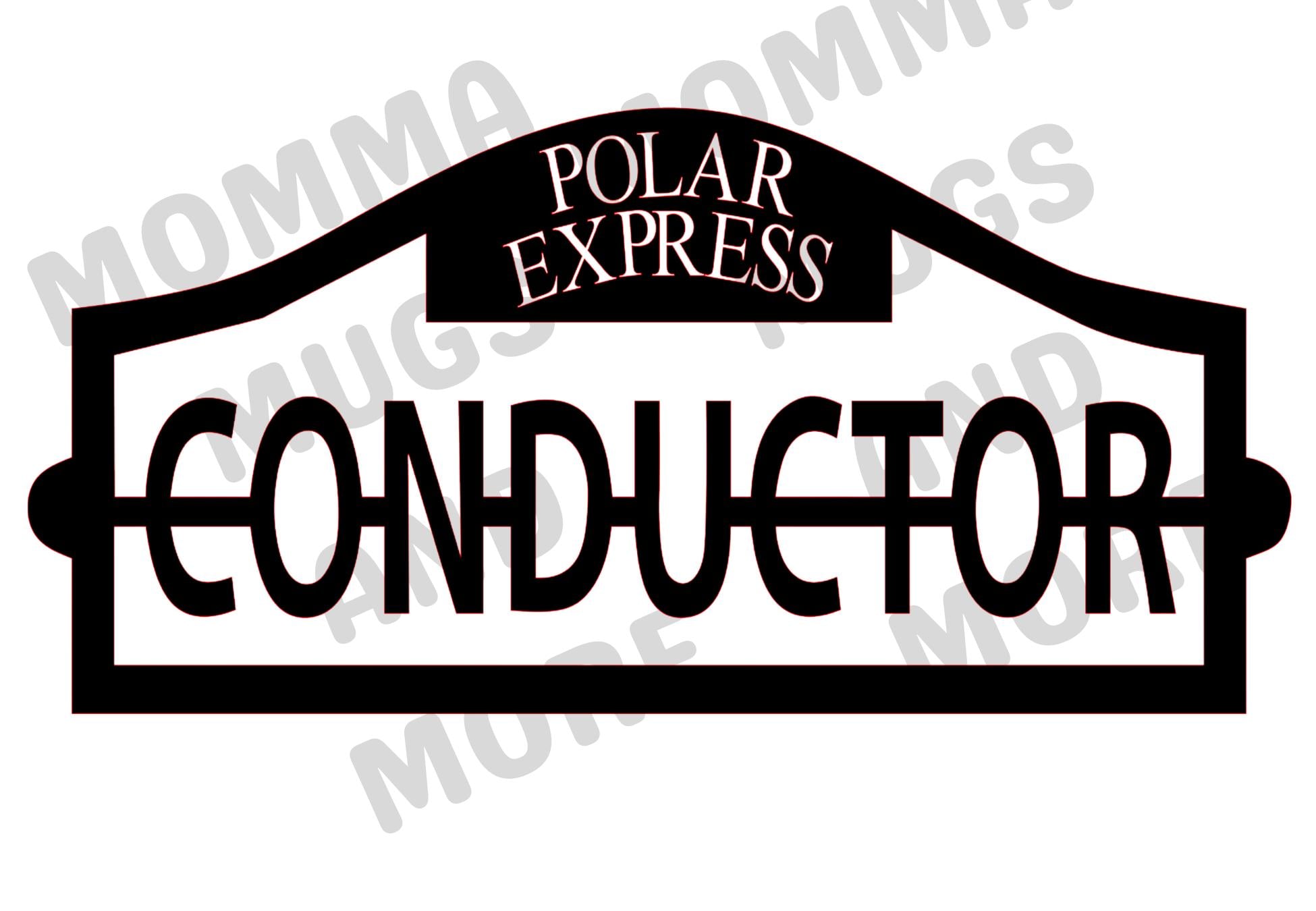 Polar Express Conductor Hat Sign, INSTANT DOWNLOAD Printable Birthday ...