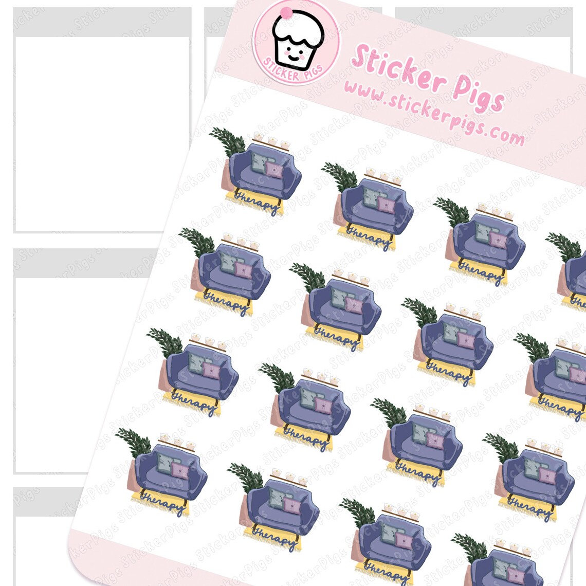 Therapy Planner Stickers - Matte Vinyl Planner & Journal Stickers ...