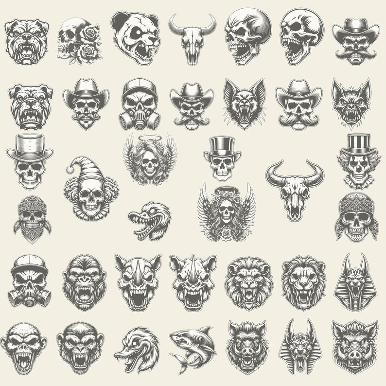 Monsters SVG, Mythical Creatures Cricut,horror Animals , Fantasy ...