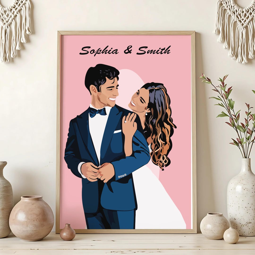 Faceless Portrait, Custom Illustration, Personalised Photo, Photo ...