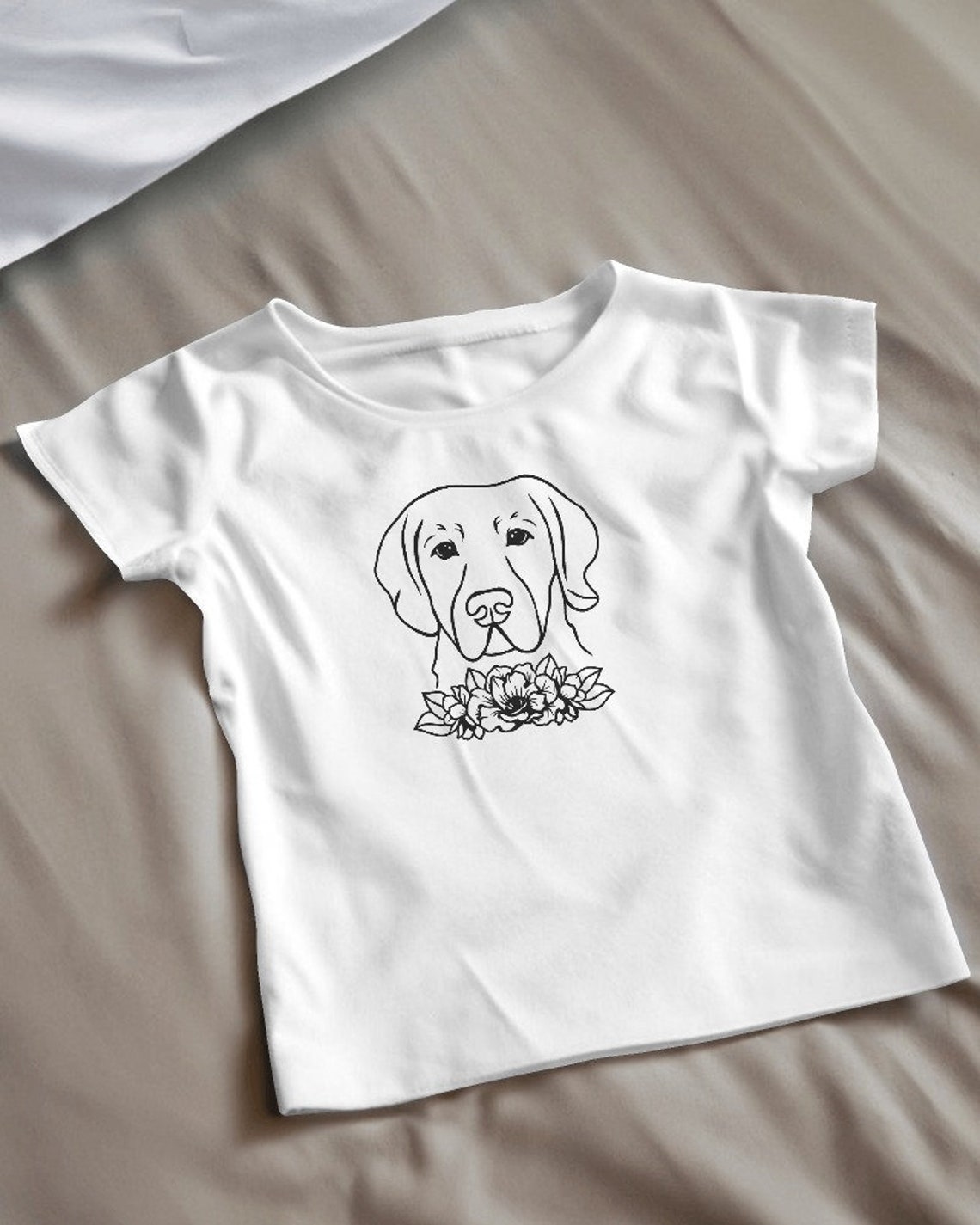 Flower Dogs SVG File, Floral Dog Svg, Stylized Dog Svg, Dog With Flower ...