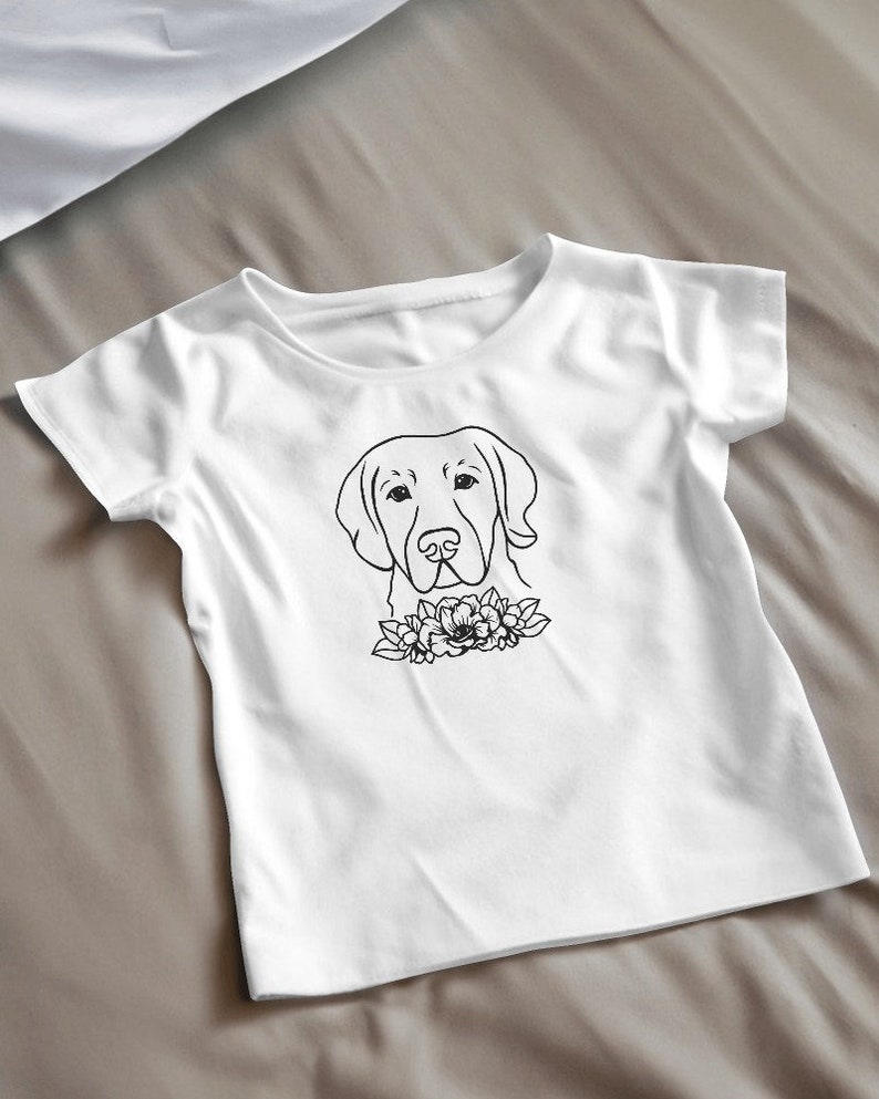 Flower Dogs SVG File, Floral Dog Svg, Stylized Dog Svg, Dog With Flower ...