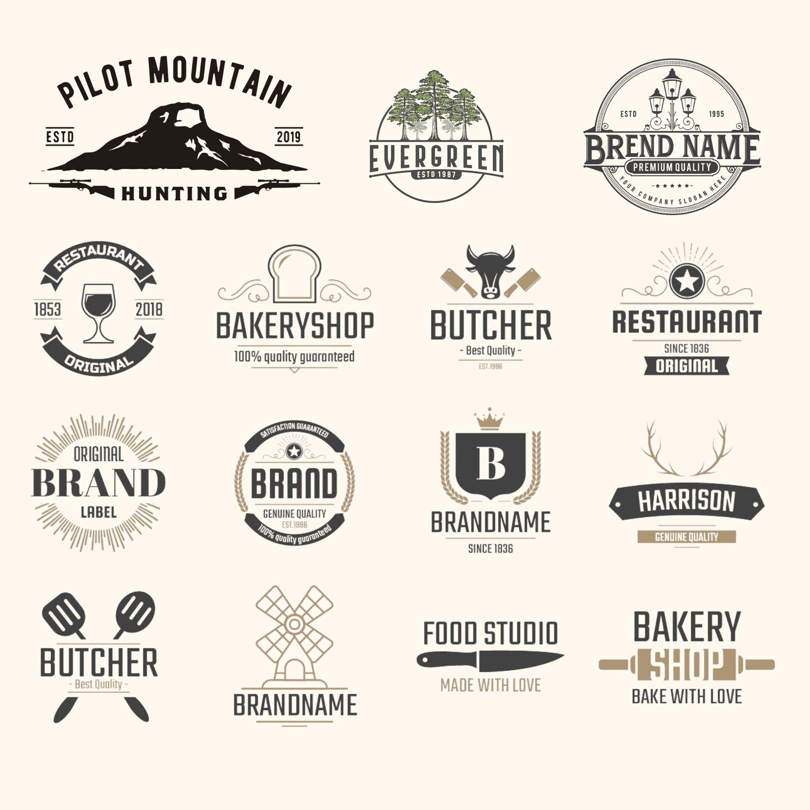 Custom Hand-drawn Business Logo Design: Unique Branding - Etsy