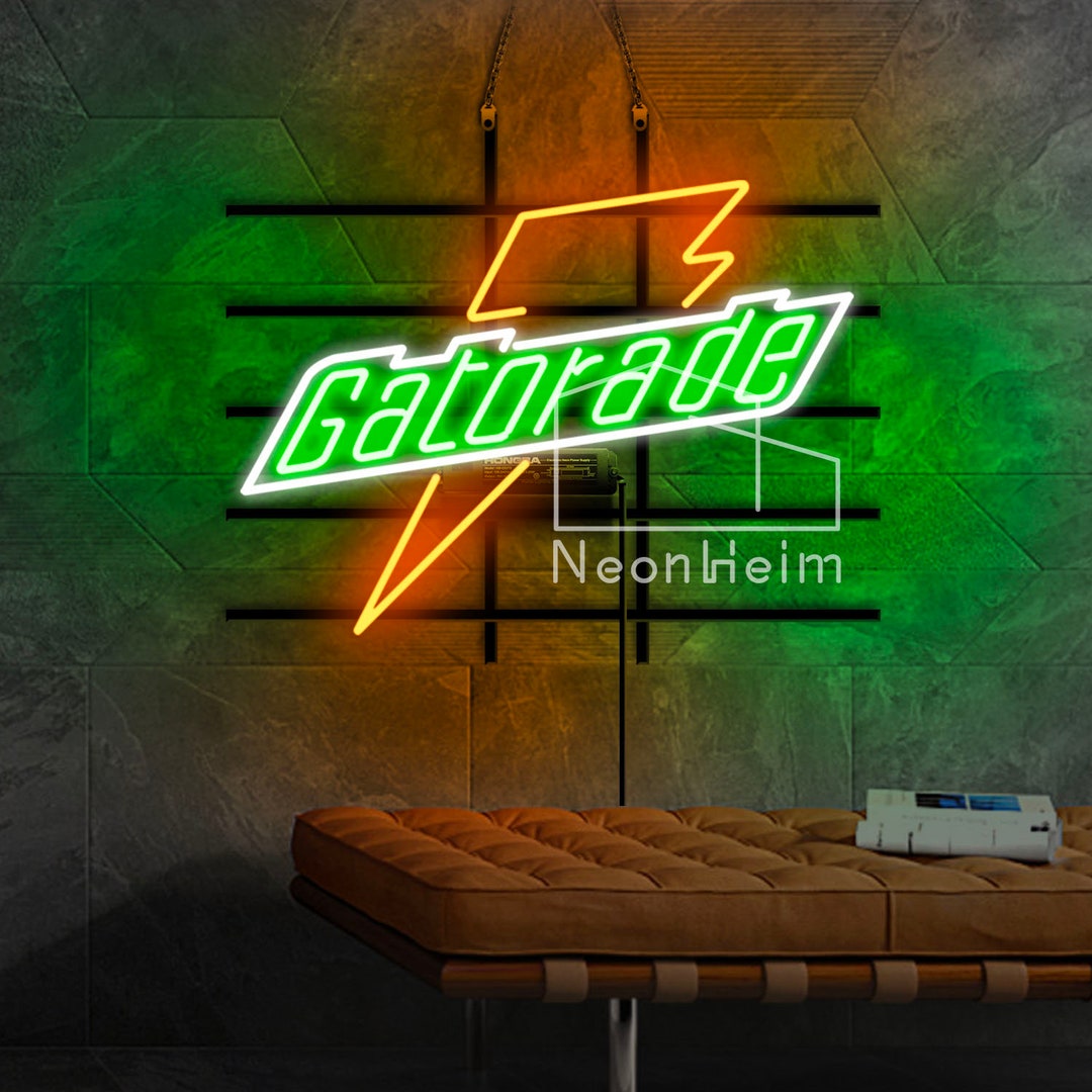 Gatorade Neon Lights Sign Art Neon Sign Home Decor Wall Art ...