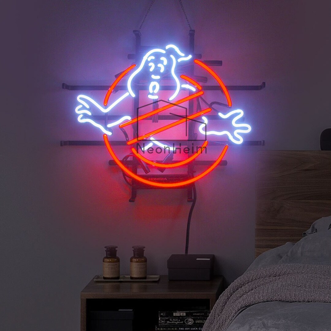 Ghosts Neon Sign, Cool Industrial Style Signage, Great for Bar or ...