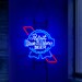 Blue Ribbon Beer Neon Lights Beer Bar Wall Decor Home Bar Neon Art ...