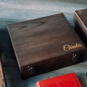 Personalized Groomsmen Gift Box: Engraved Flask, Knife & Opener - Etsy