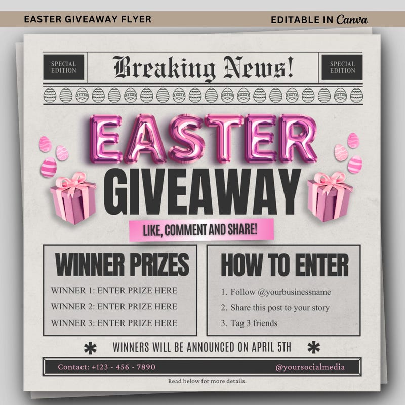 Easter Raffle Ticket - Etsy
