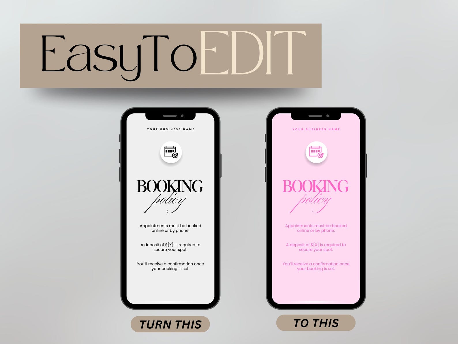 30+ Booking Policies Template Hair Policy Nail Policies Lash Policy ...