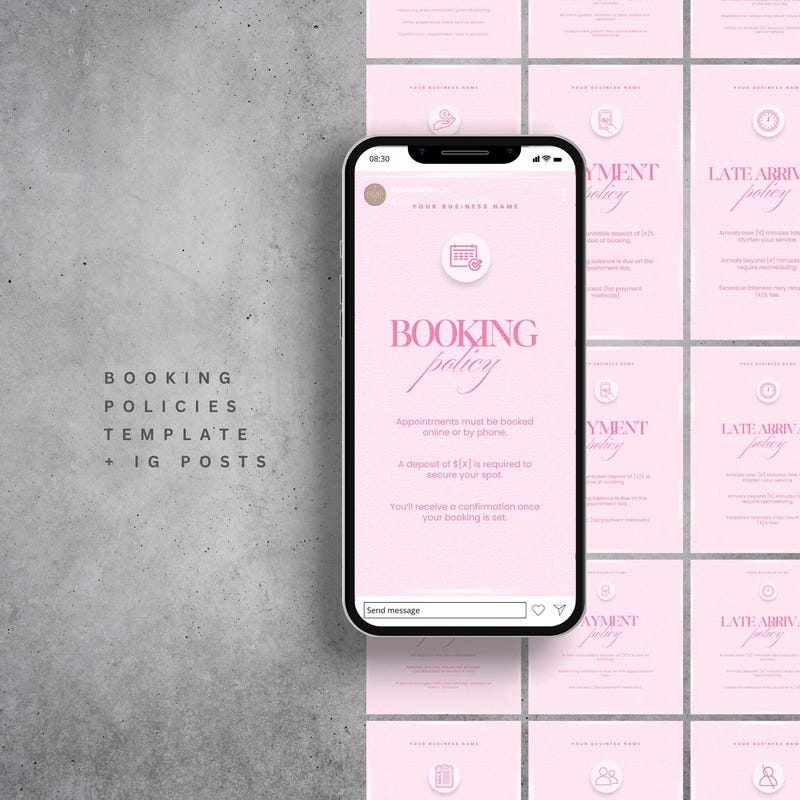 Salon Instagram Layouts - Etsy