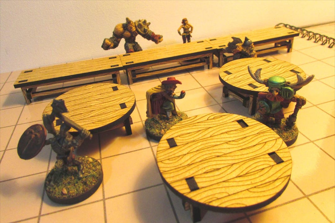 Fantasy Terrain: Tavern Tables - Etsy