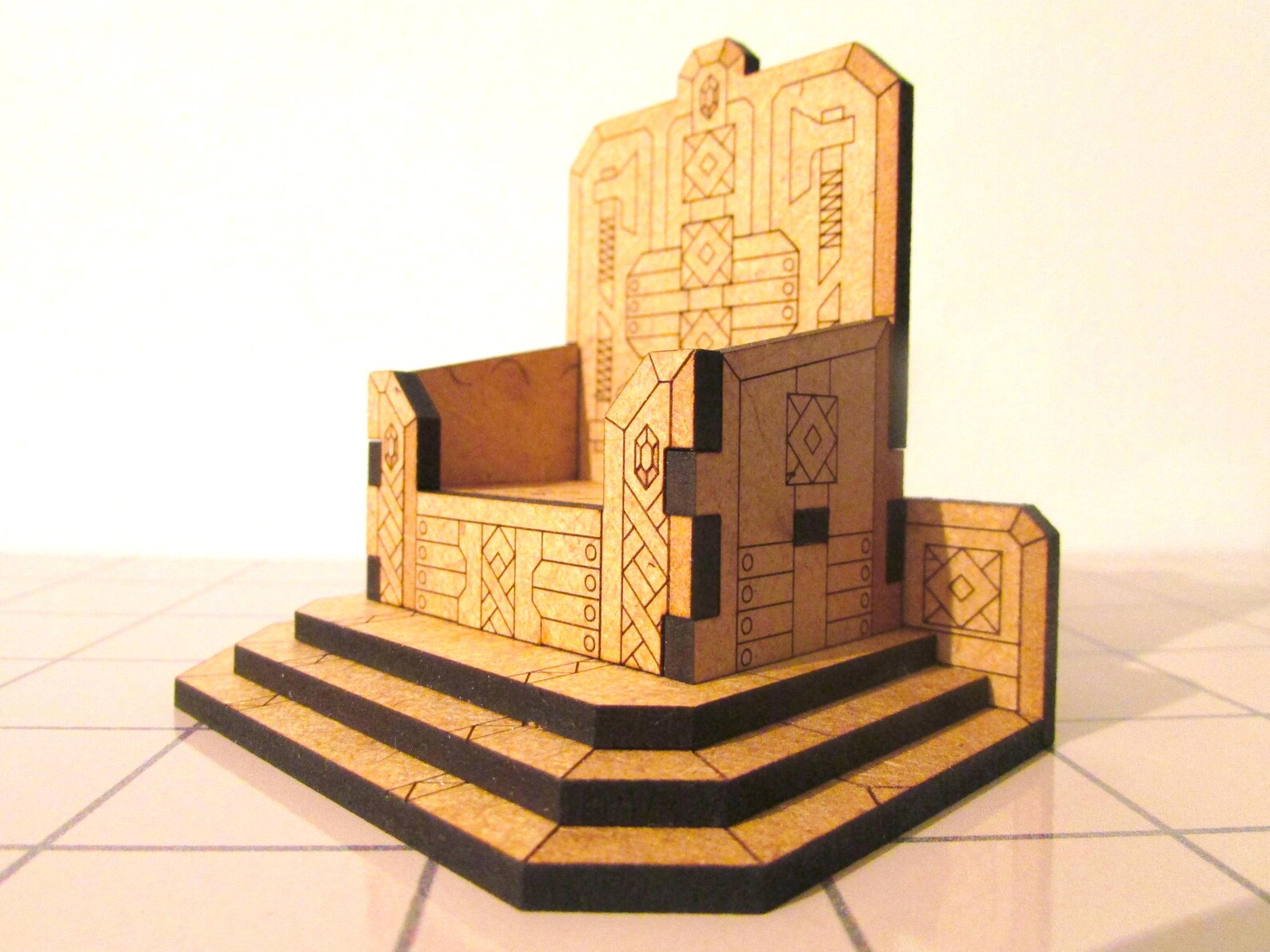 Dwarven Throne | Lasercut Terrain for D&D, Pathfinder, Tabletop RPG ...