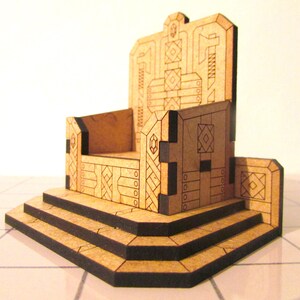 Dwarven Throne | Lasercut Terrain for D&D, Pathfinder, Tabletop RPG ...